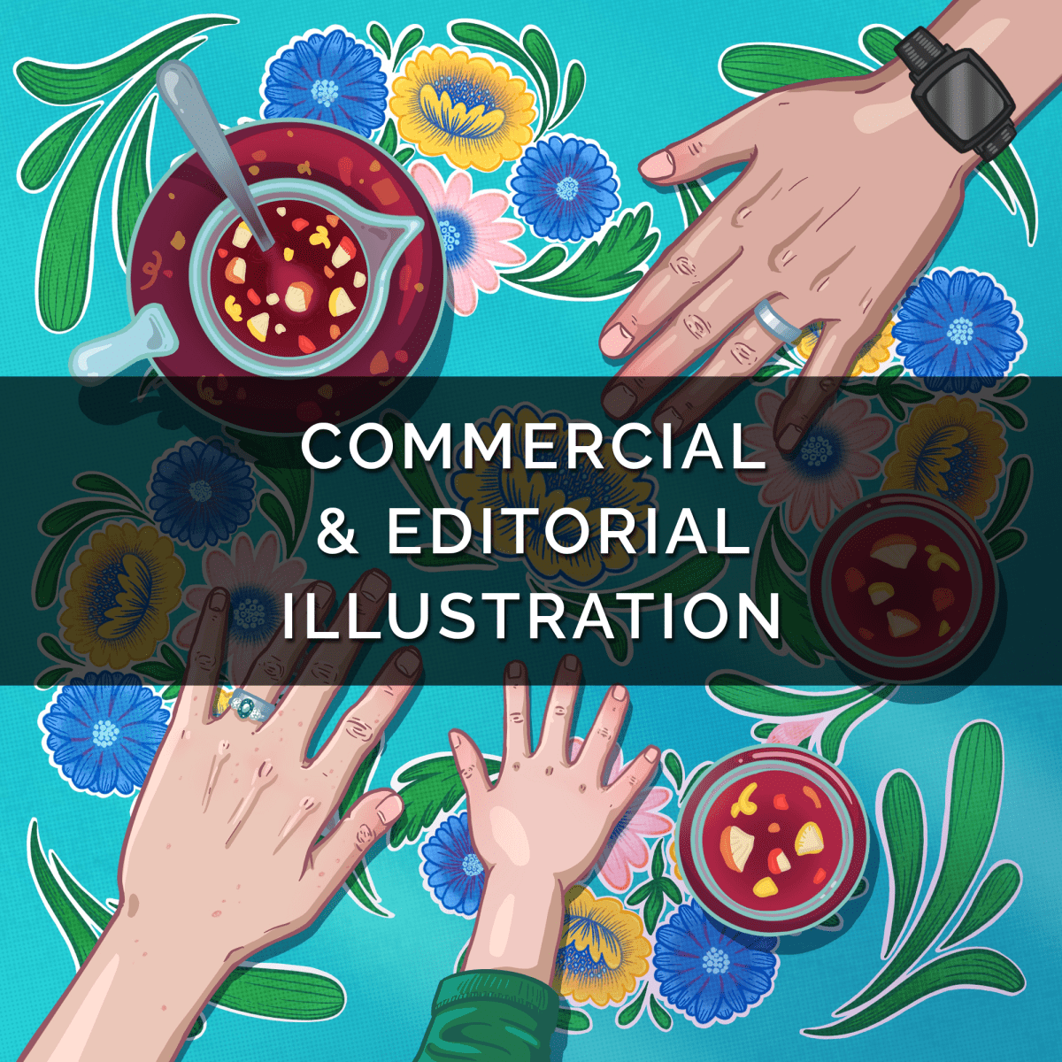 Commercial & Editorial Illustration – Drawn by Jamie
